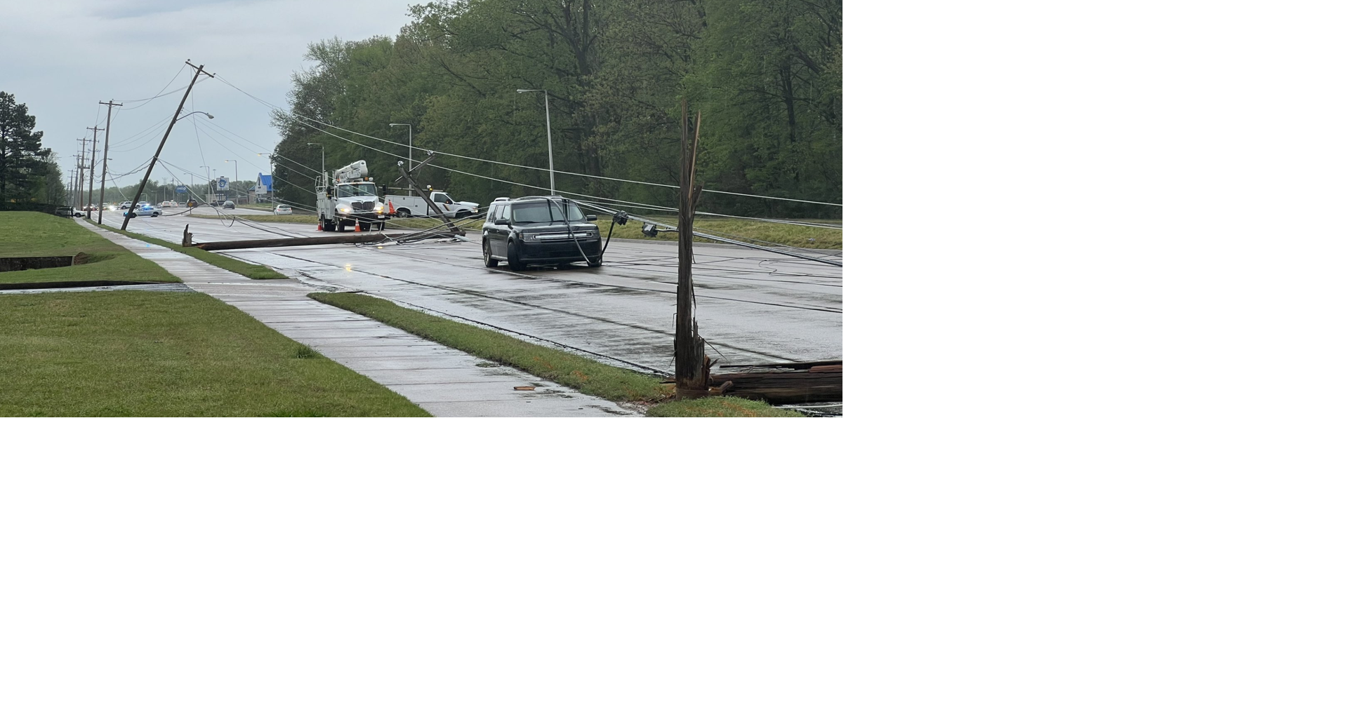 Storms knock down power lines on Riverdale Road in Memphis | News ...