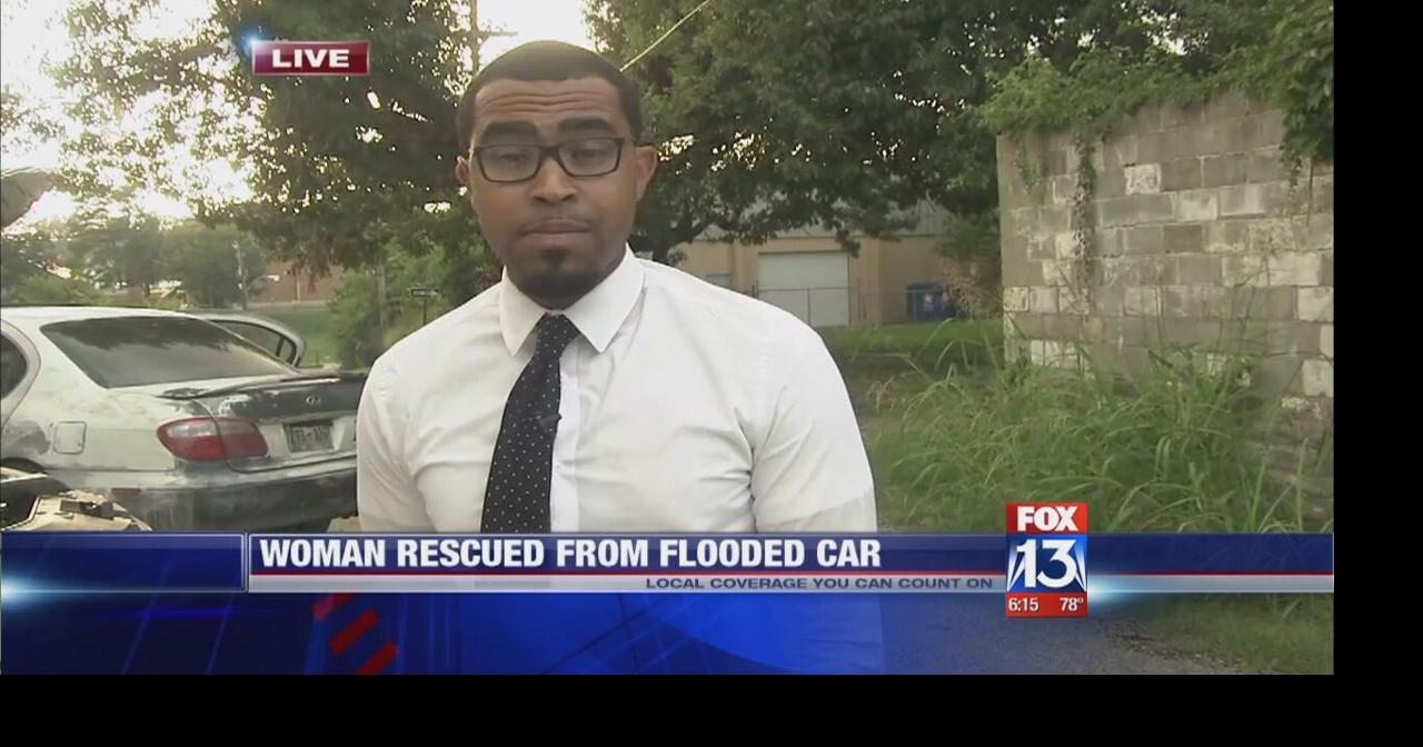 FOX13 reporter goes 1-on-1 with woman he rescued from flooded car ...