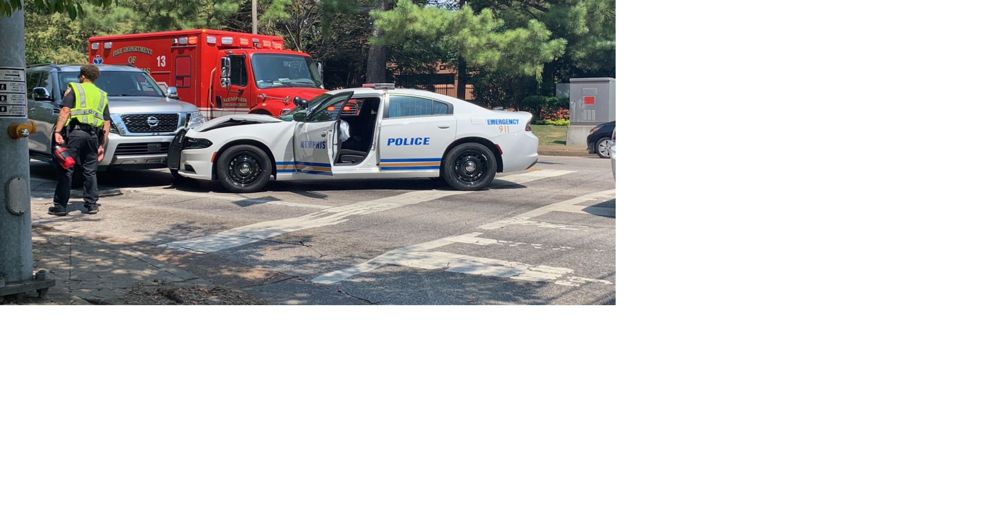 Memphis Police car involved in crash in East Memphis | News ...