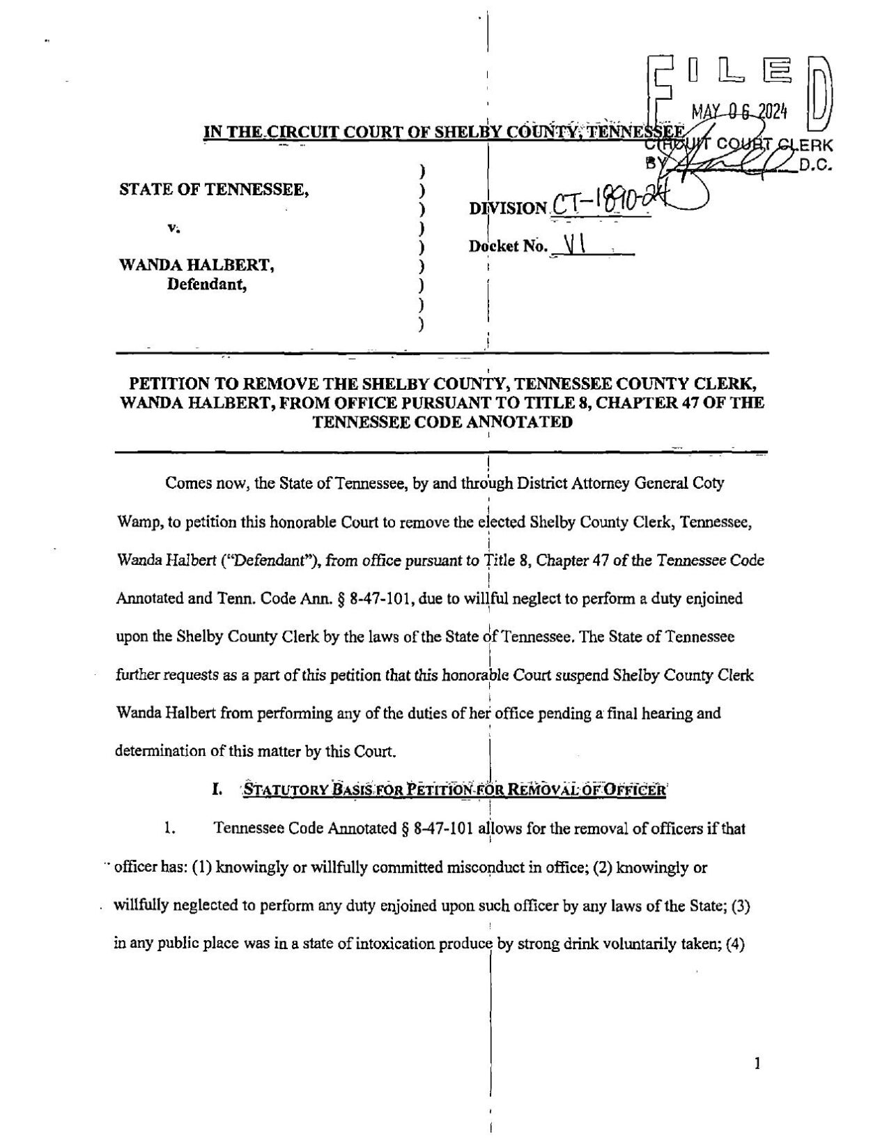 State files court petition to remove Wanda Halbert | News ...