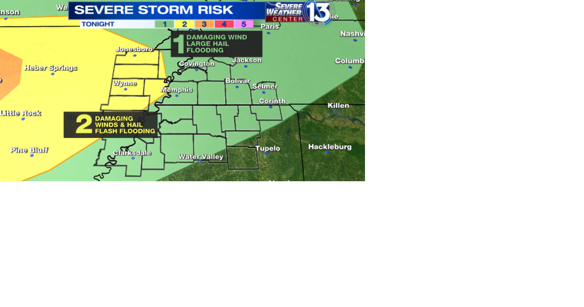 WATCH: Threat of strong storms to move through the Mid-South today ...