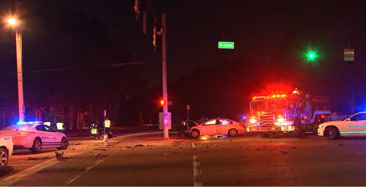 Driver runs red light, crashes into Memphis Police car, MPD says | News ...