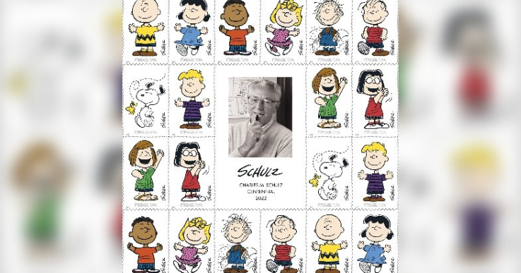 USPS celebrates centennial ...Peanuts... creator Charles M. Schulz...s ...