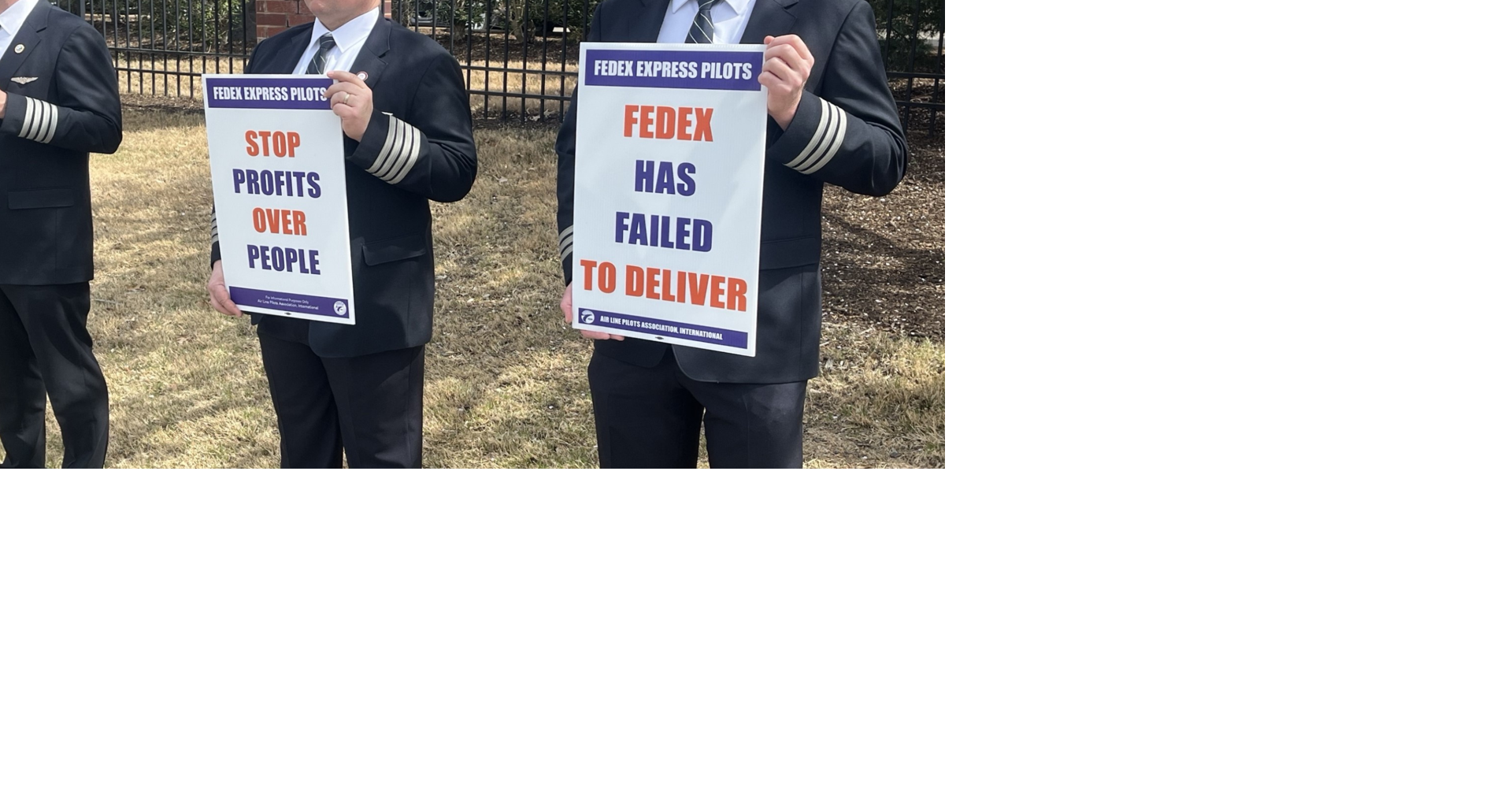 FedEx pilots hold 'informational picket' in Memphis | News ...