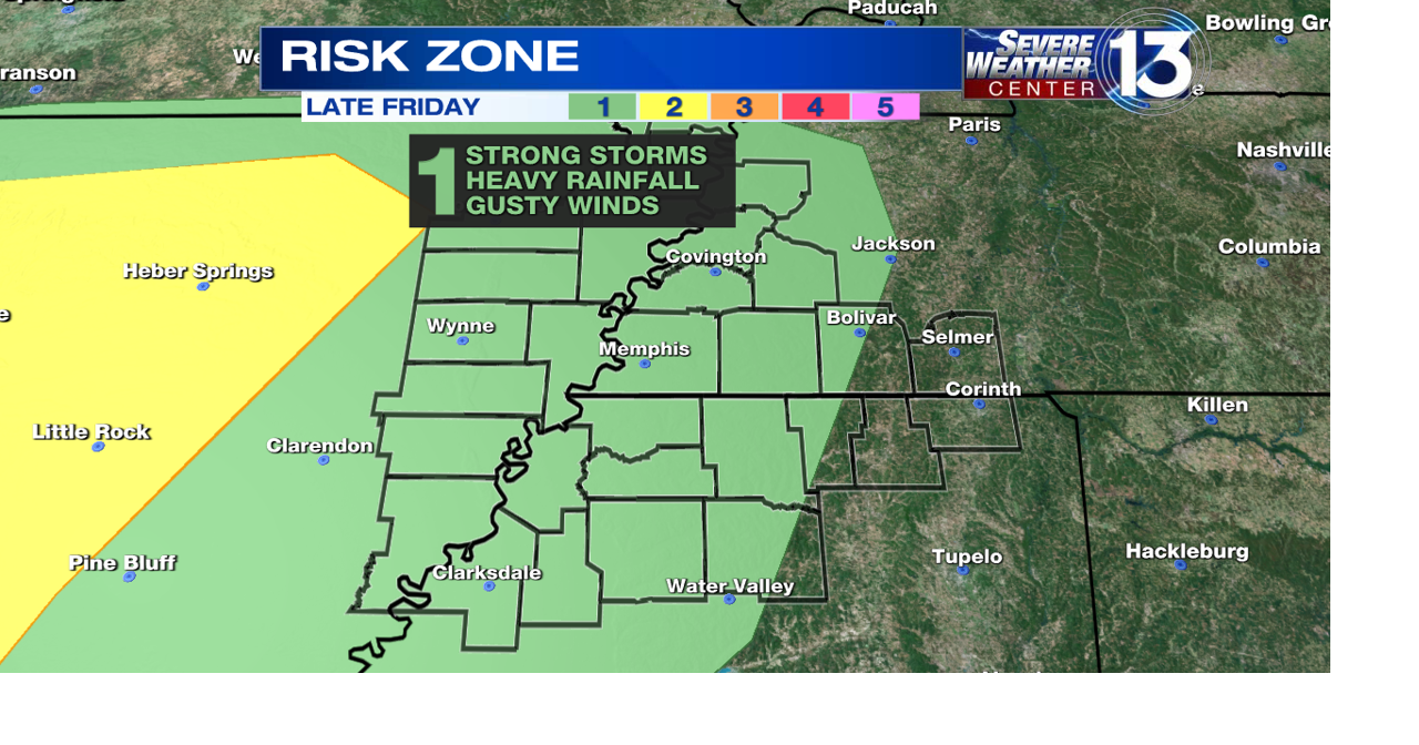 WATCH: More muggy weather before strong storms threaten the Mid-South ...