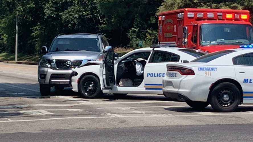 Memphis Police car involved in crash in East Memphis | News ...