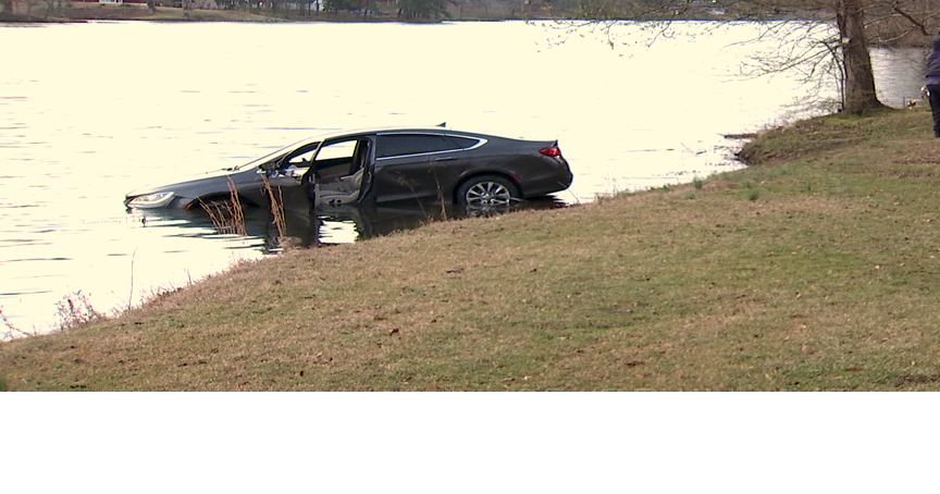 Stolen car found partially submerged in lake, police say | News ...