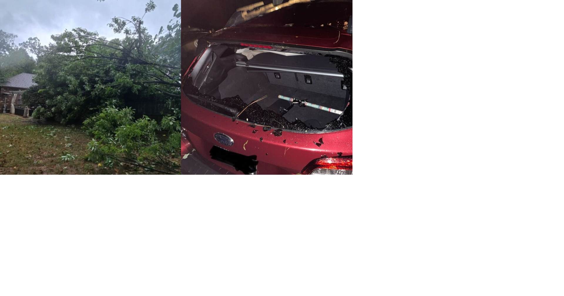 PHOTOS: Remnants of Hurricane Francine leave storm damage across Mid ...