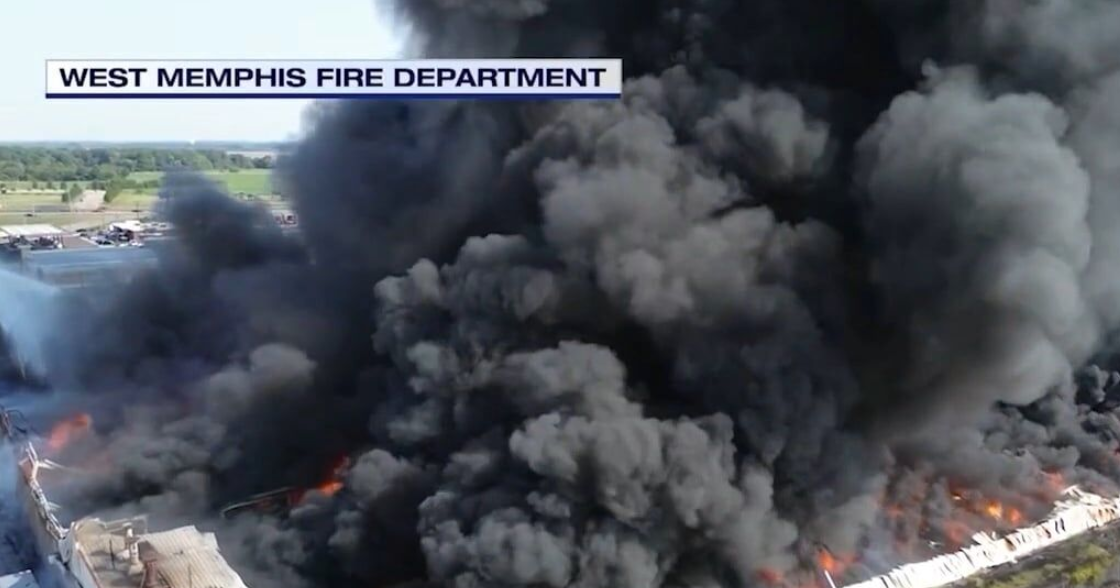 West Memphis Fire Chief gives update on blaze that destroyed warehouse ...