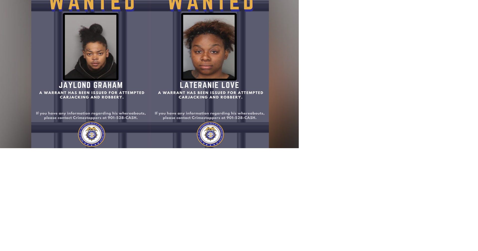 Man, woman wanted in attempted carjacking in North Memphis | News ...