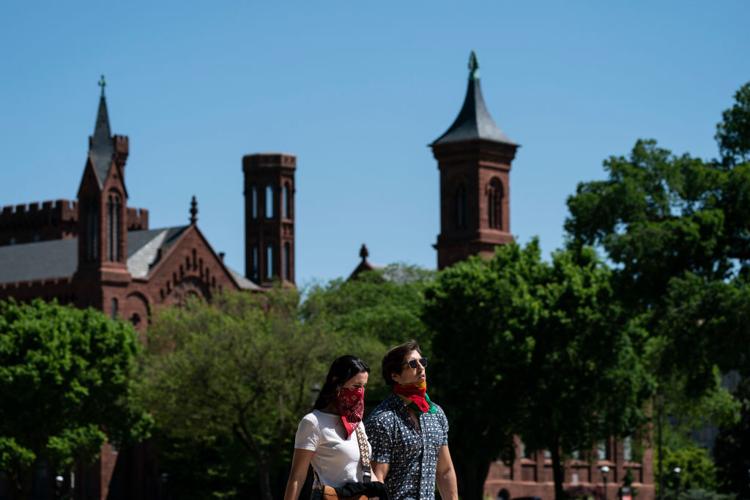 Photos: Blue Angels, Thunderbirds flyover DC, Baltimore, Atlanta to ...