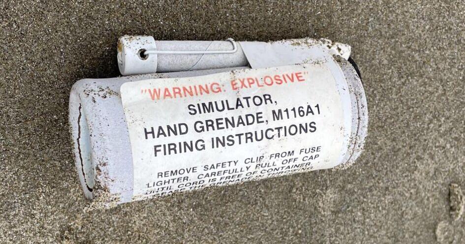 Police issue warning after explosive devices wash ashore | Trending ...