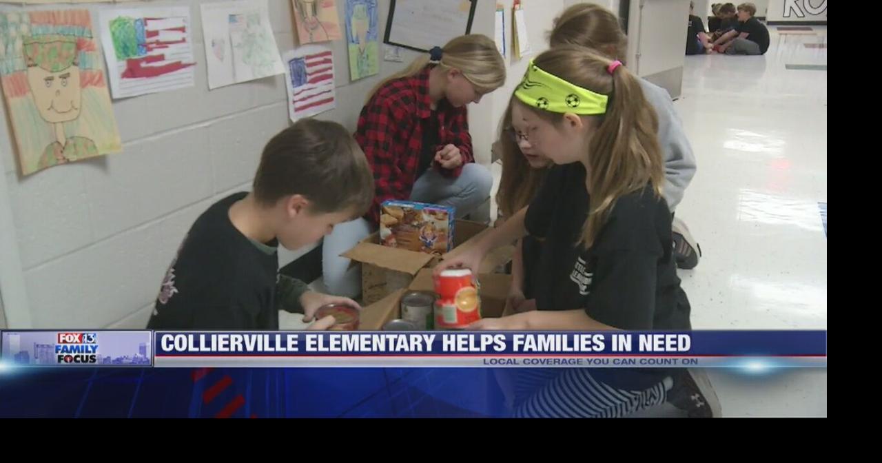 Family Focus: Collierville Elementary School collecting food for Food ...