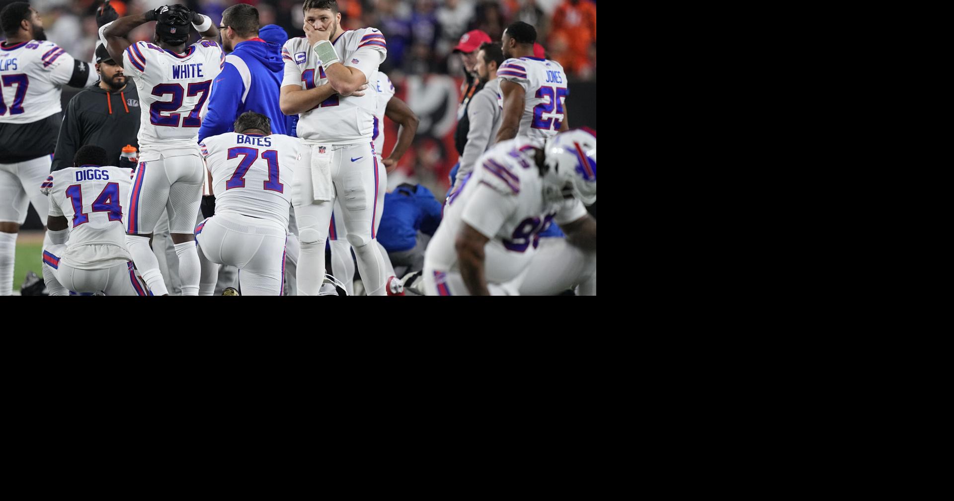 NFL teams, players offer prayers for Damar Hamlin after on-field ...