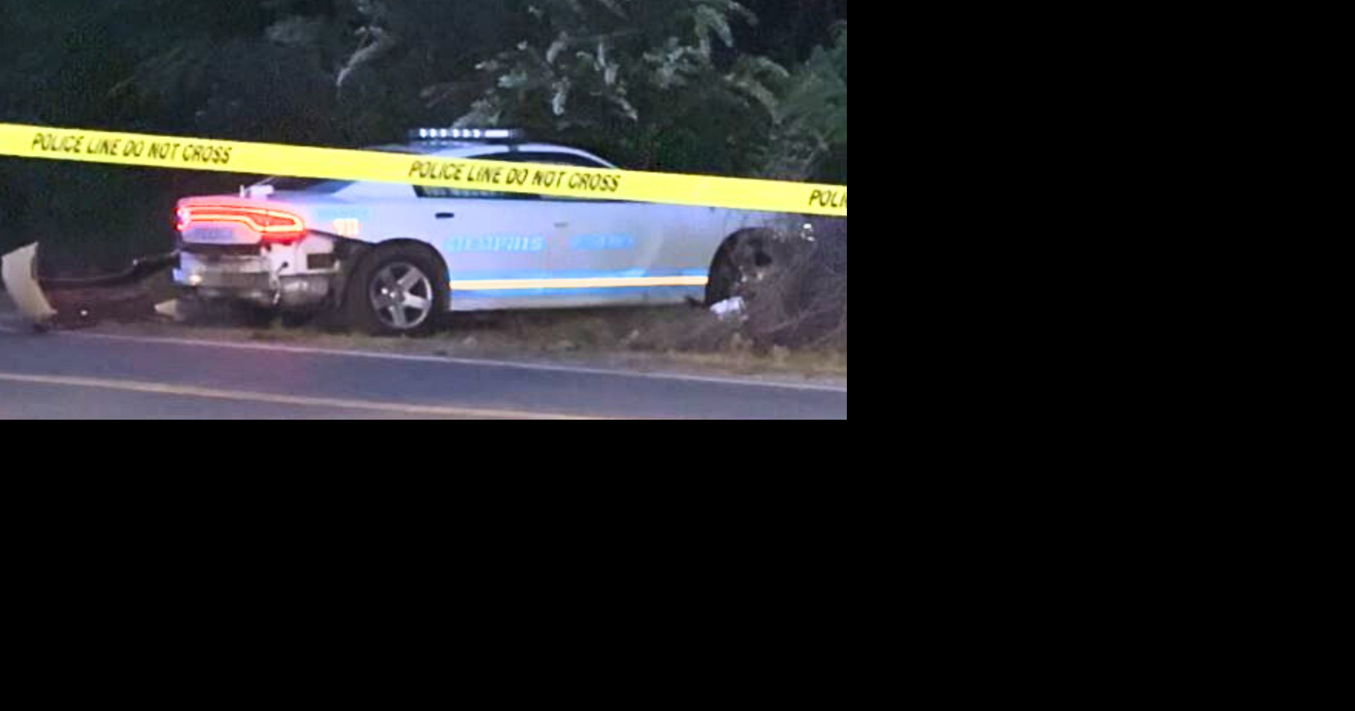 WATCH: MPD squad car crashed at crime scene near Mud Island, police say ...