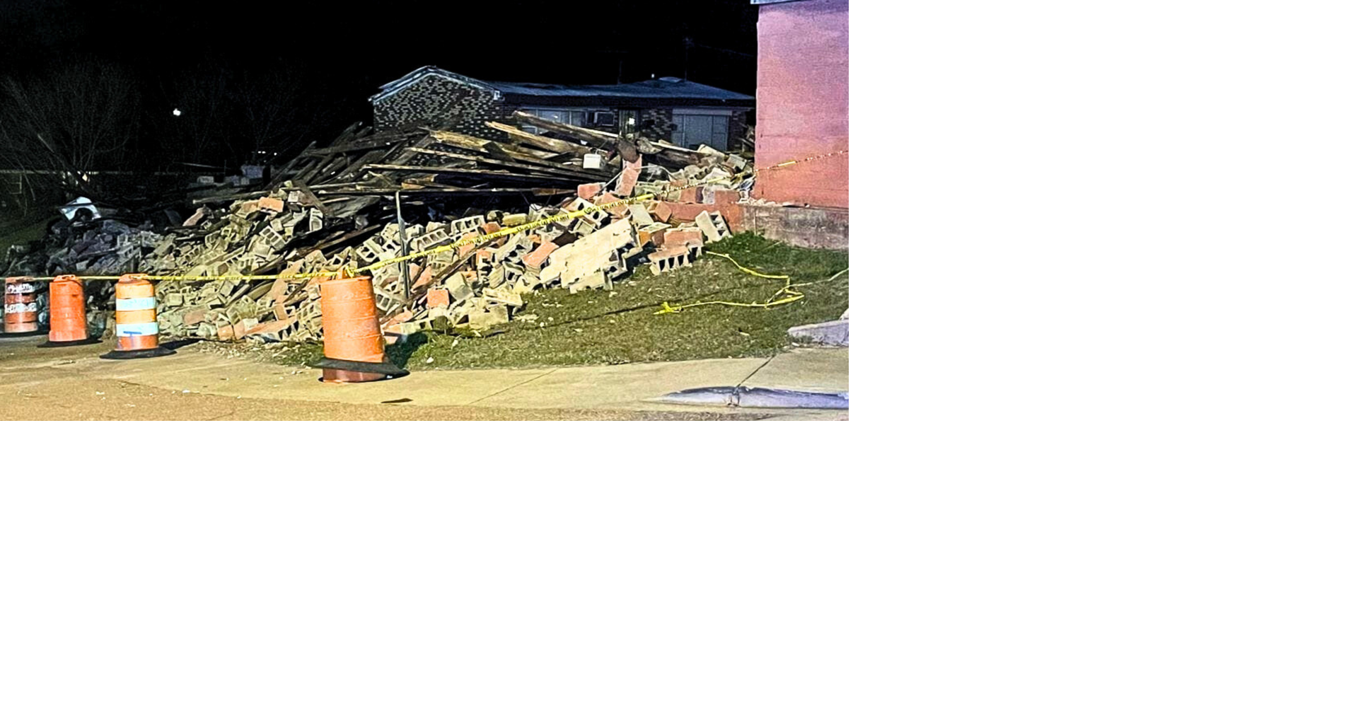 PHOTOS: Historic building collapses in Downtown Covington due to strong ...