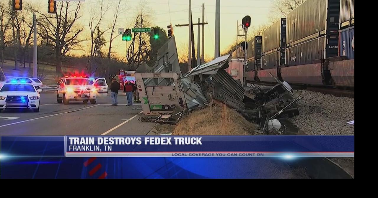 Train crashes into FedEx truck | News | fox13memphis.com