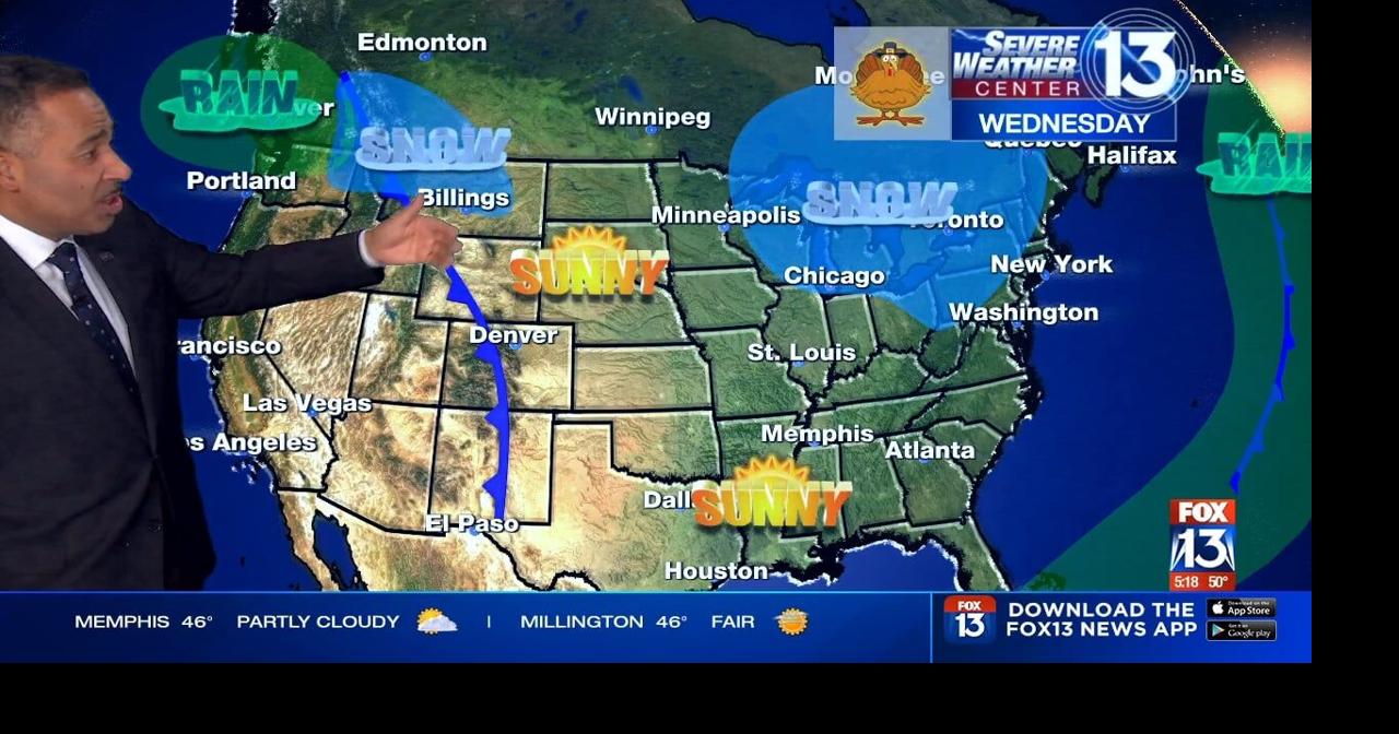 WATCH: Cold Thanksgiving tomorrow with possible winter weather mix next ...