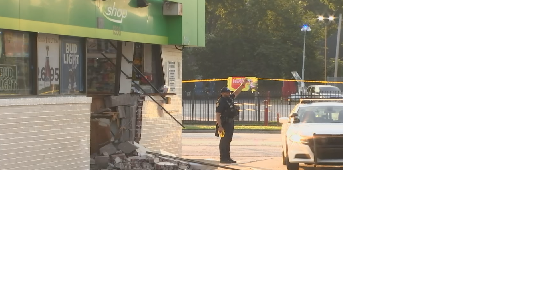 WATCH: 5 boys at large after slamming cars into Midtown gas station ...