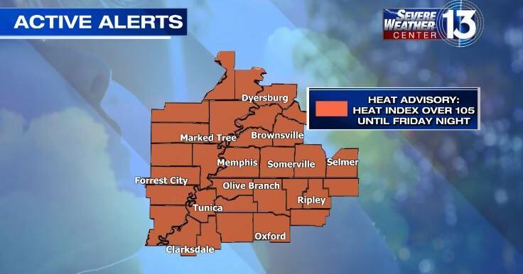 WATCH: Heat Advisory in place as hot, humid weather continues to ...