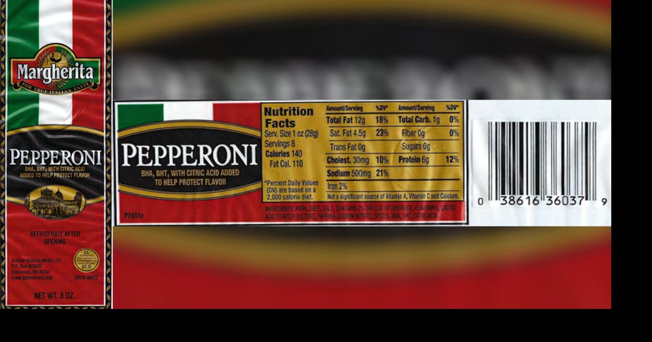 Recall alert: Margherita Pepperoni recalled over possible bacterial ...