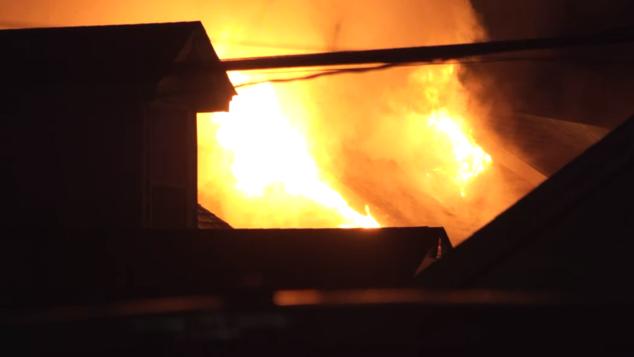 PHOTOS: Man hospitalized for smoke inhalation after fire destroys home ...