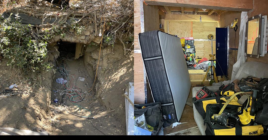 Underground bunker filled with stolen tools, guns uncovered in ...