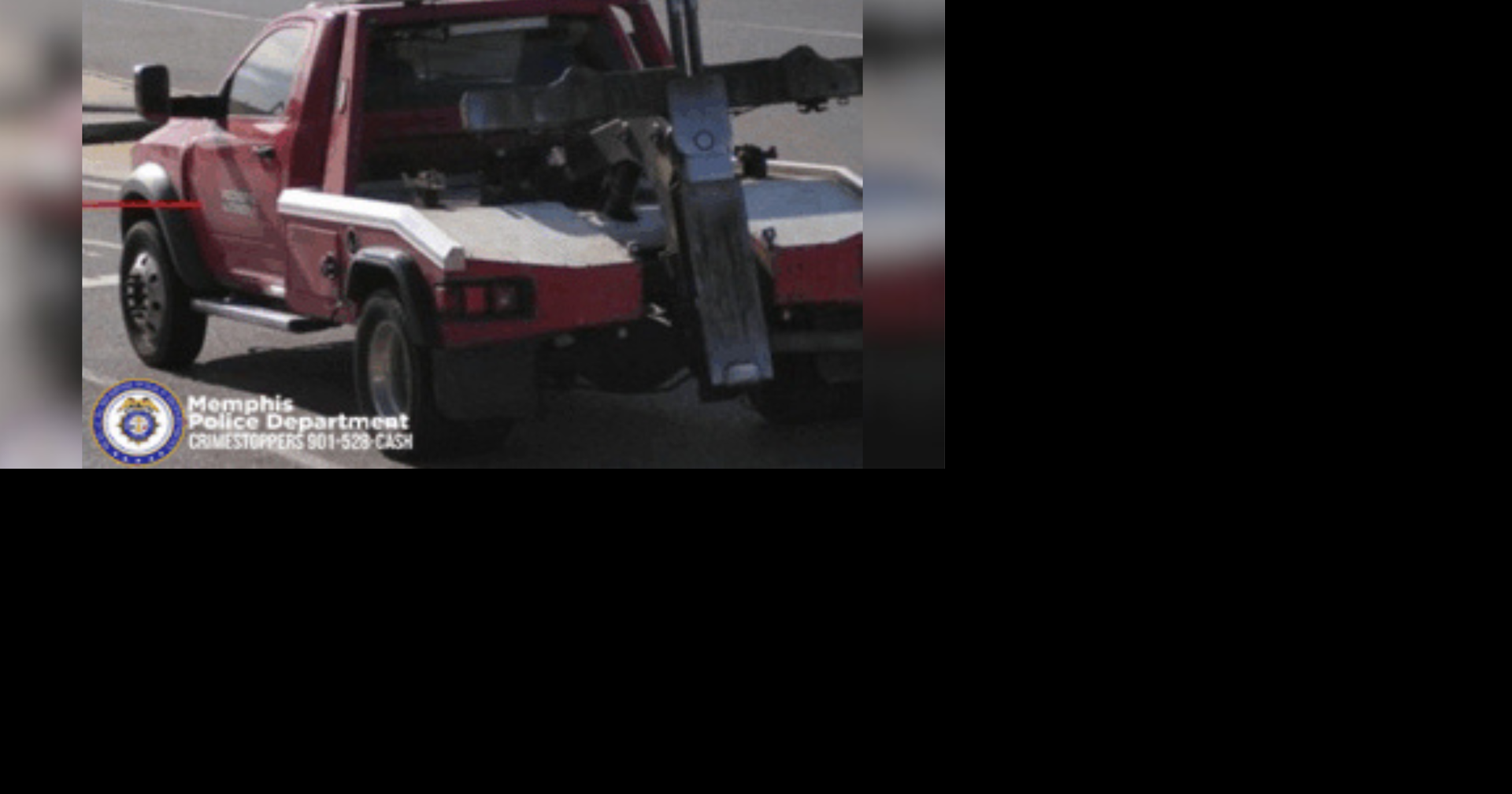 Police search for red tow truck after car stolen from driveway | News ...