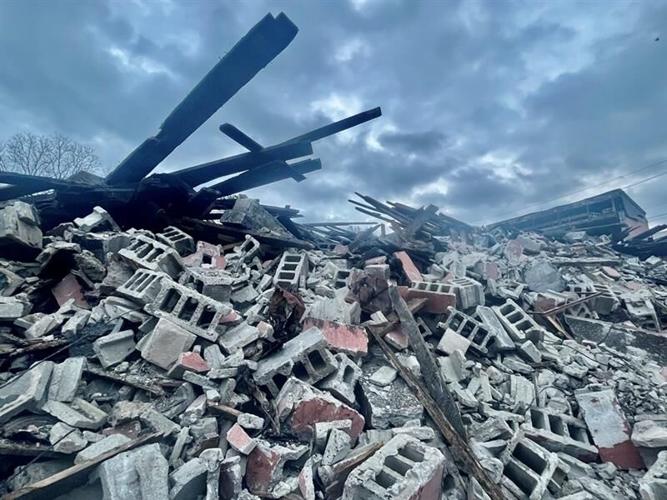 PHOTOS: Historic building collapses in Downtown Covington due to strong ...