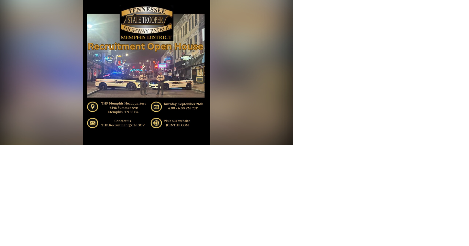 Tennessee Highway Patrol hosting recruitment open house | News ...