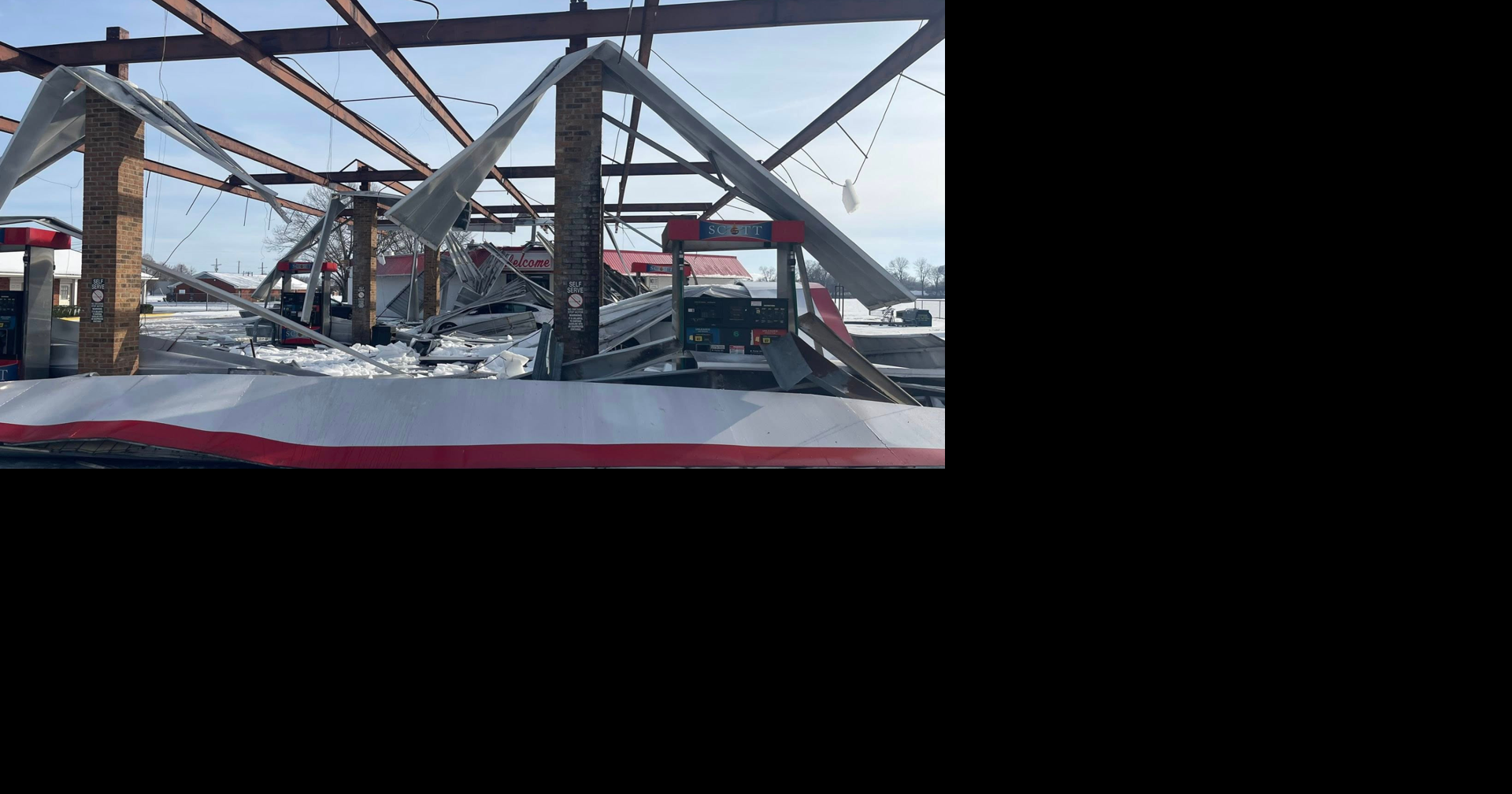 Nearly a dozen injured after awning collapse at separate gas stations ...