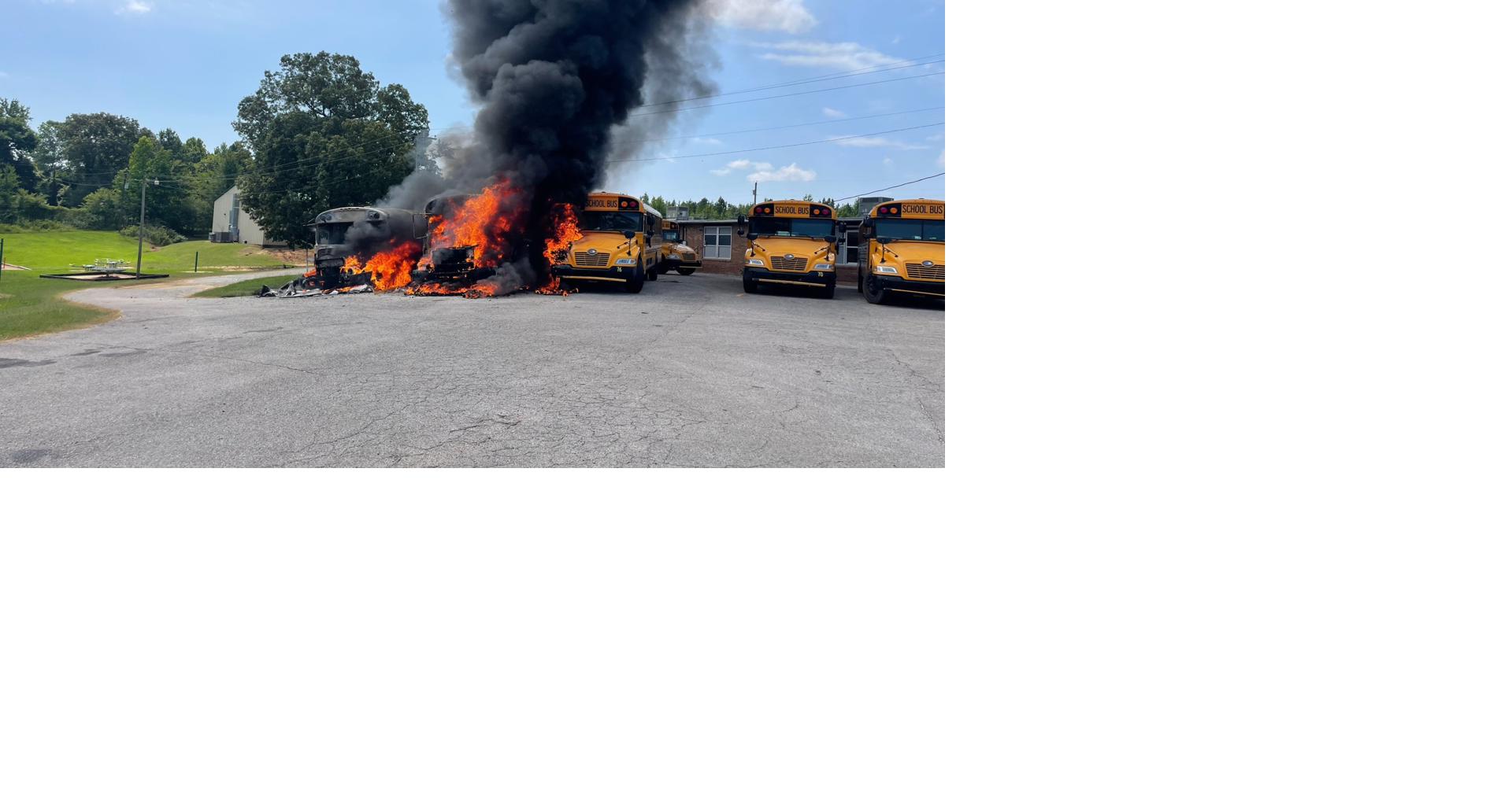 Two 10-year-olds set fire to Mississippi school buses, sheriff says ...