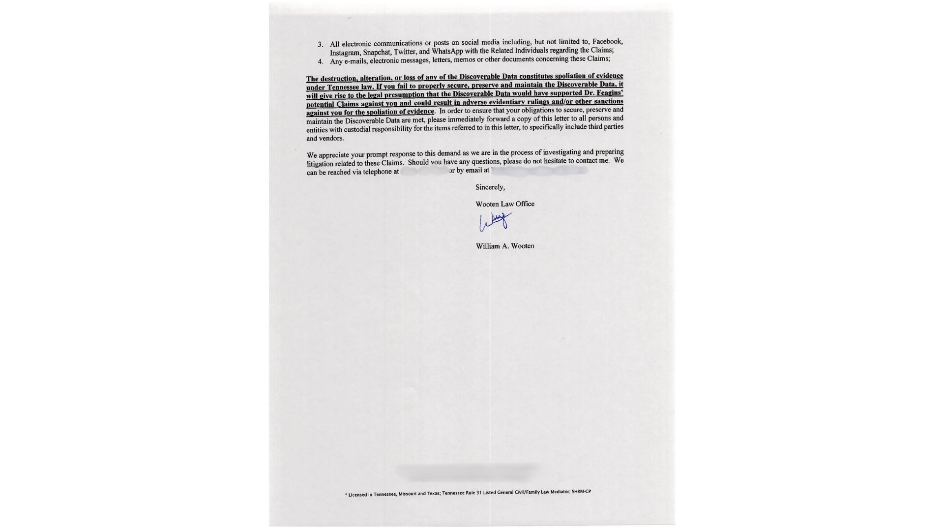 Dr. Feagins hires new attorney, prepares to sue MSCS, records show ...