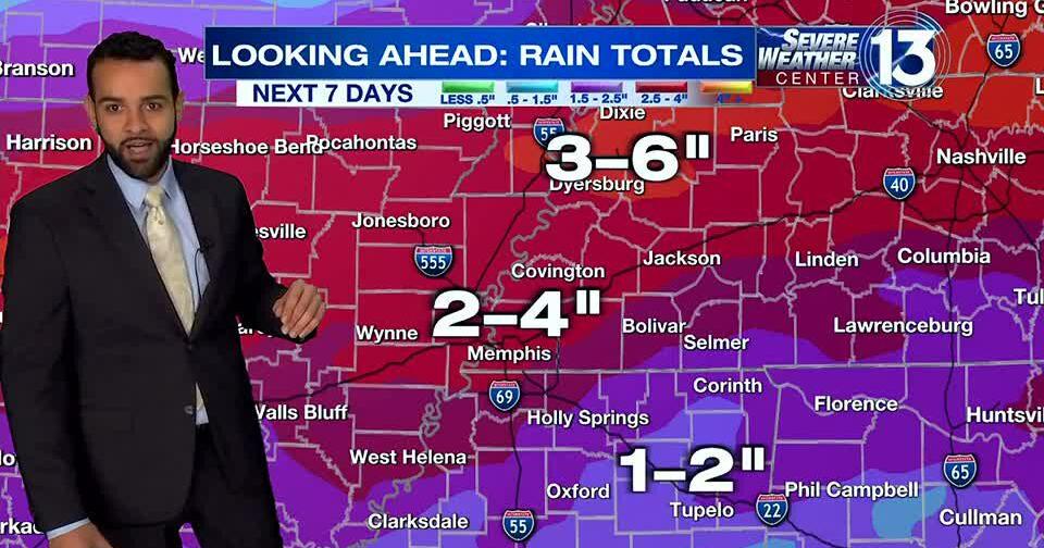 WATCH: Rain all week with warmer temps for the Mid-South | News ...