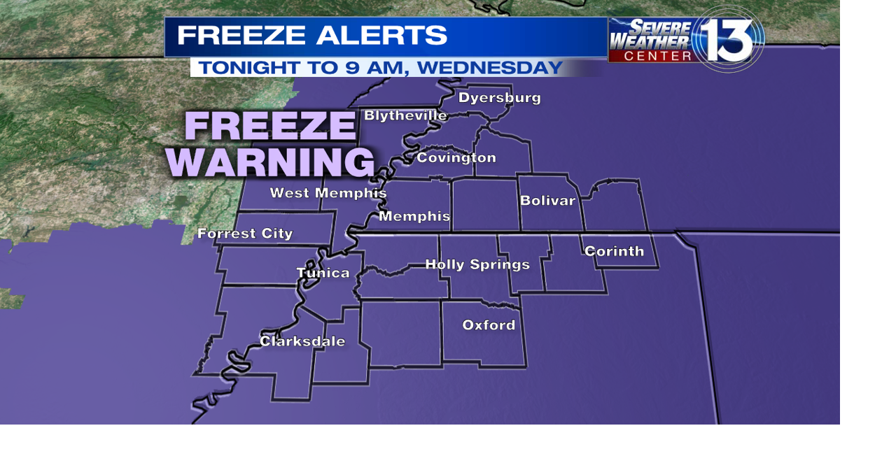 WATCH: Freeze Warning until Wednesday morning but warmer temps ...