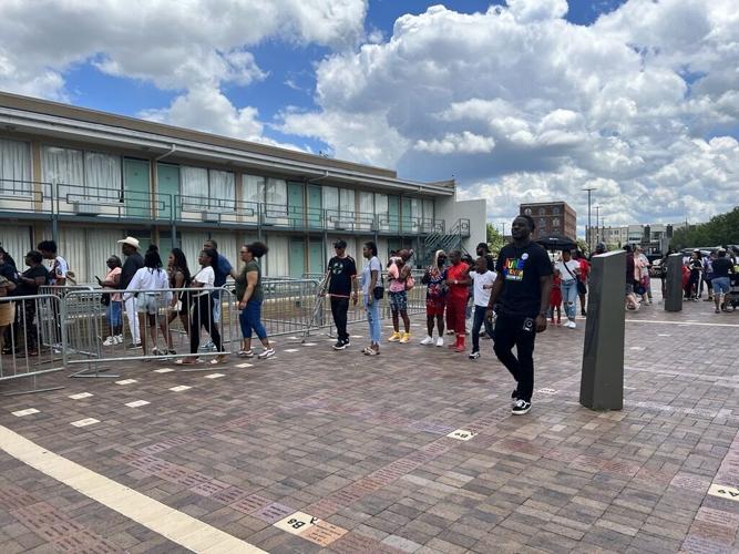 PHOTOS: National Civil Rights Museum celebrates Juneteenth with free ...