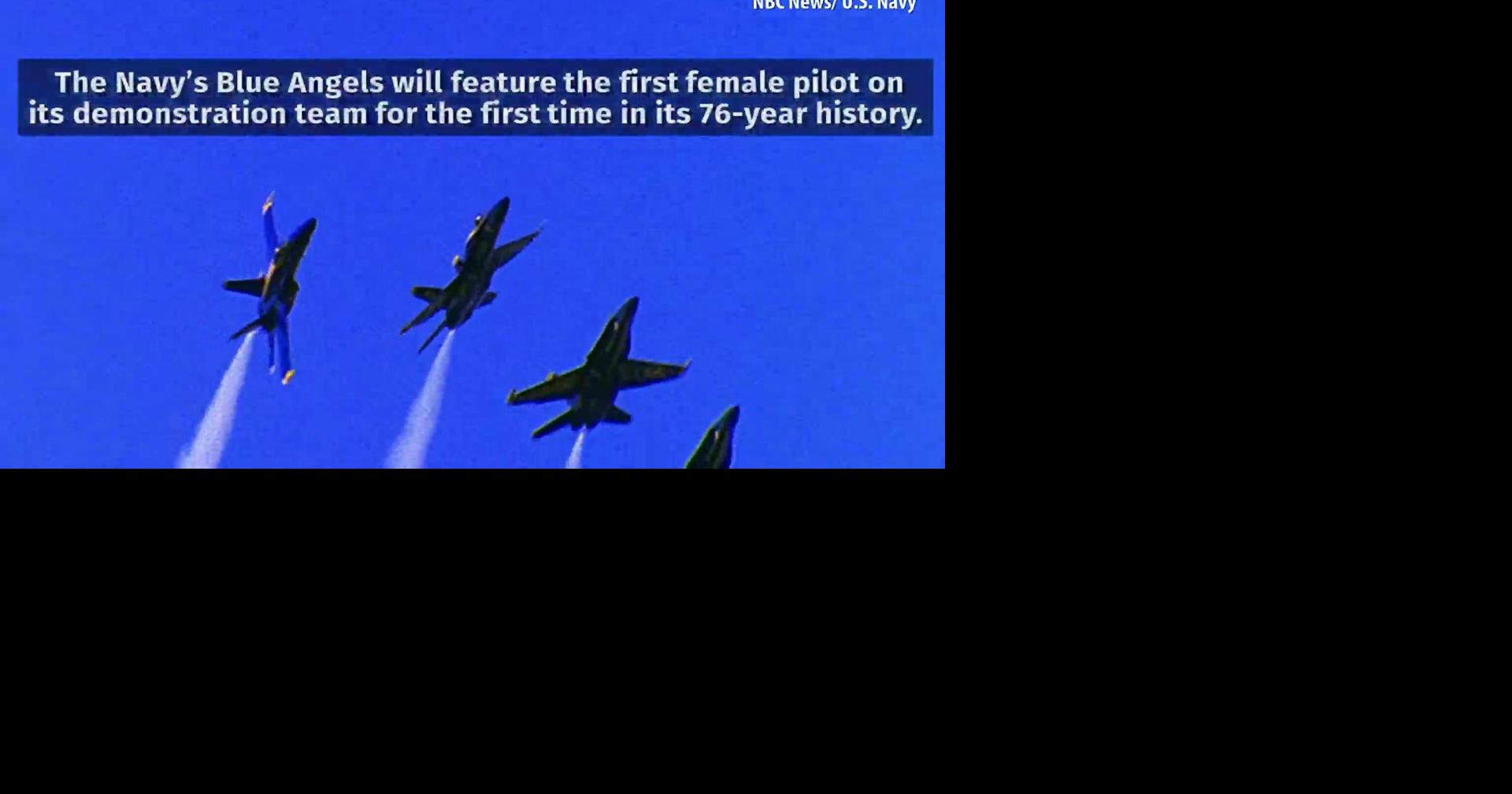 First Female Fighter Pilot Assigned To Navys Blue Angels Demonstration