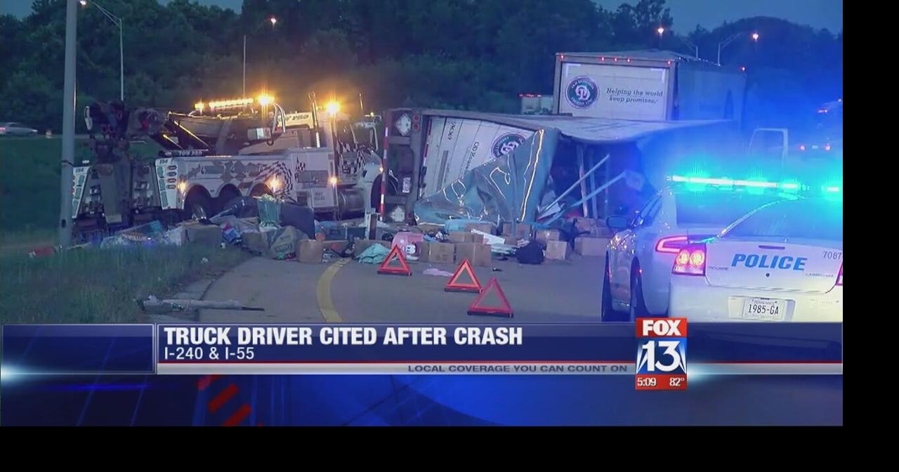 Tractor Trailer Overturns On I 240 At I 55 News