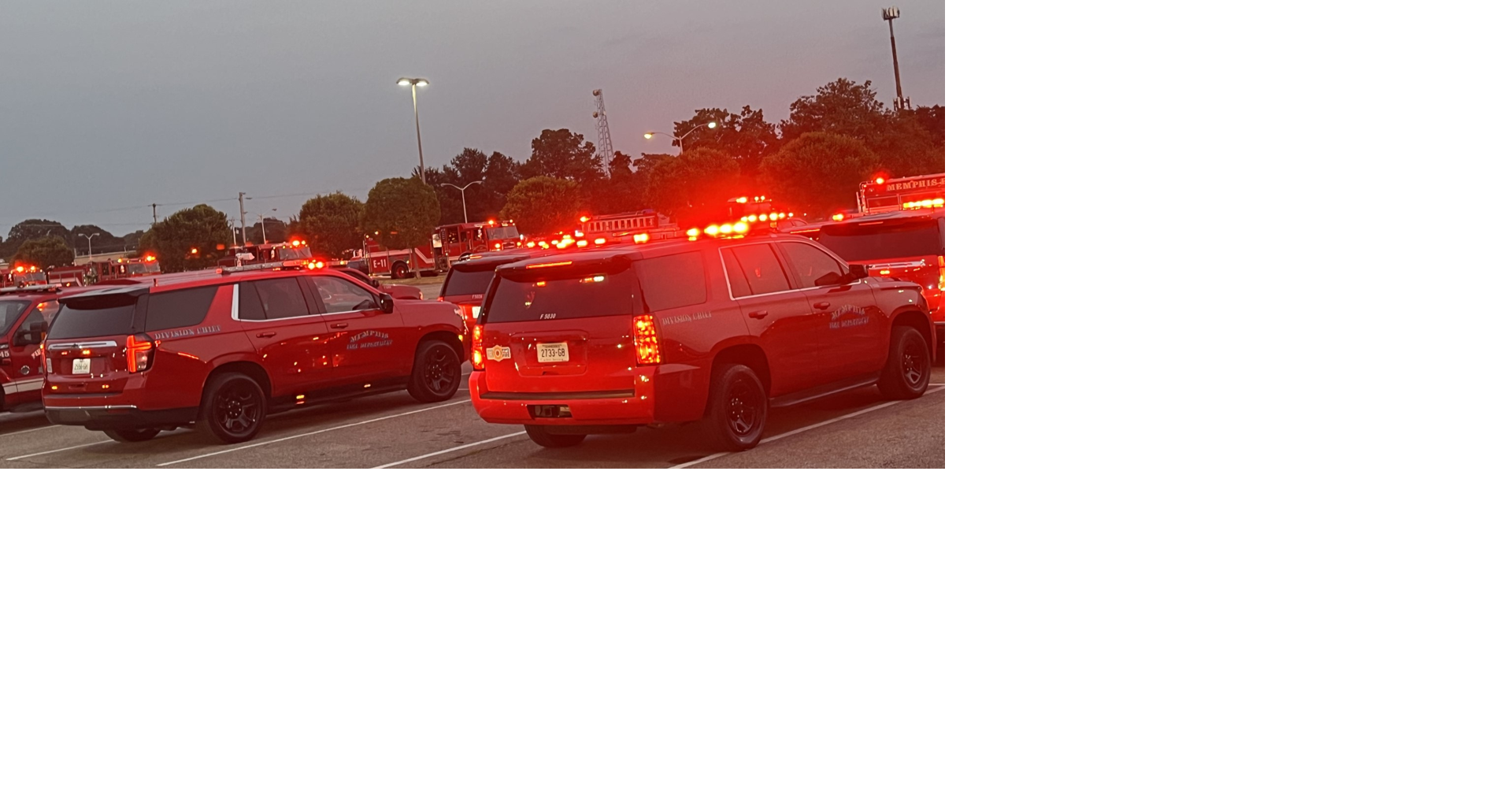 PHOTOS: 'Sea of Red' procession to honor fallen firefighter in Memphis ...