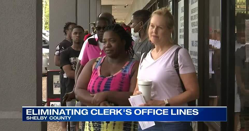 WATCH: Shelby County Clerk works to eliminate long customer wait lines ...