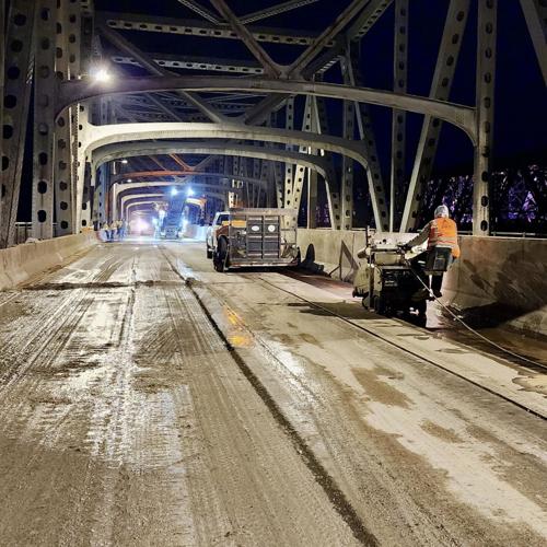 PHOTOS: Construction work on I-55 Bridge | | fox13memphis.com