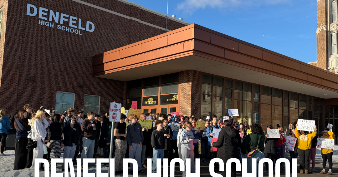 Denfeld High School students peacefully protest against ICE escalations ...