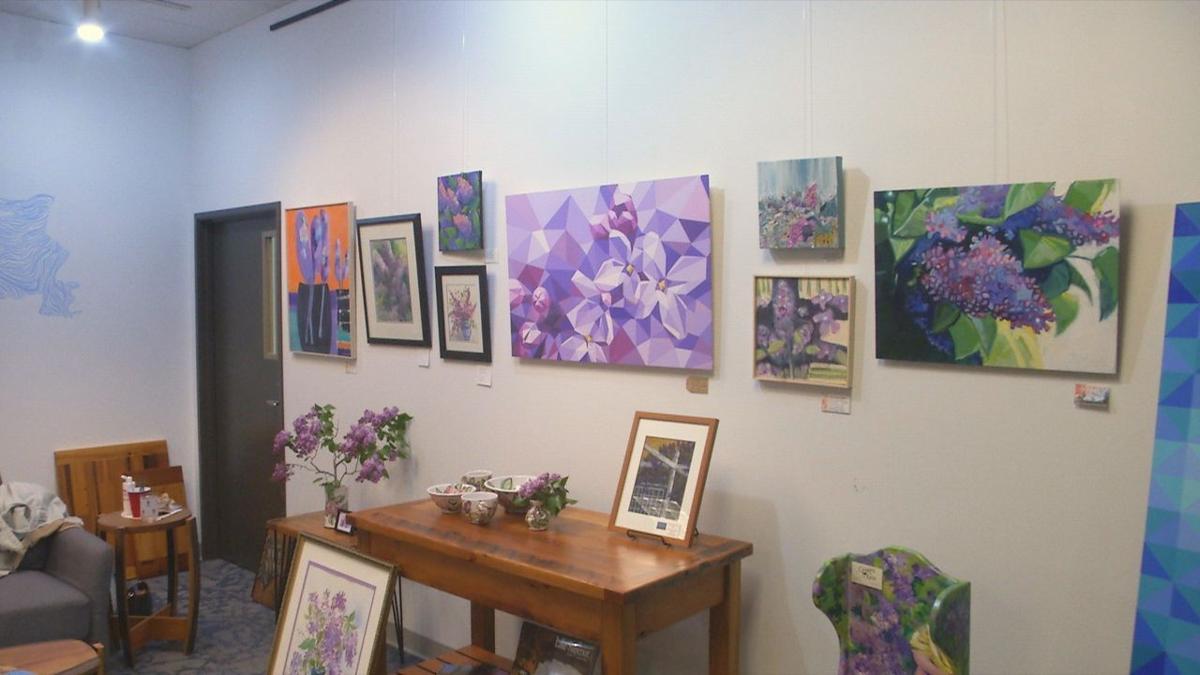 'Lilac Love Fest' artwork on display in Holiday Center through July ...
