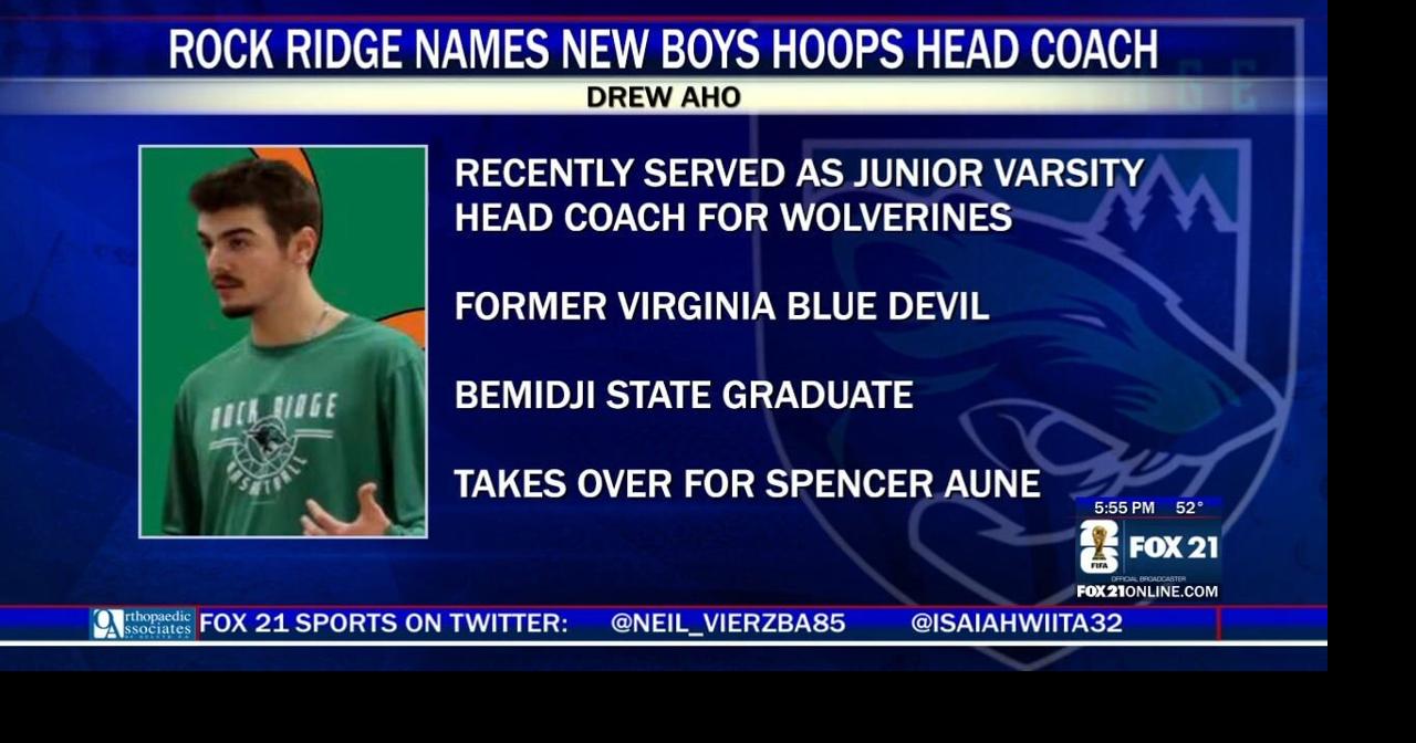 Rock Ridge names Drew Aho as new head boys basketball coach | Sports ...