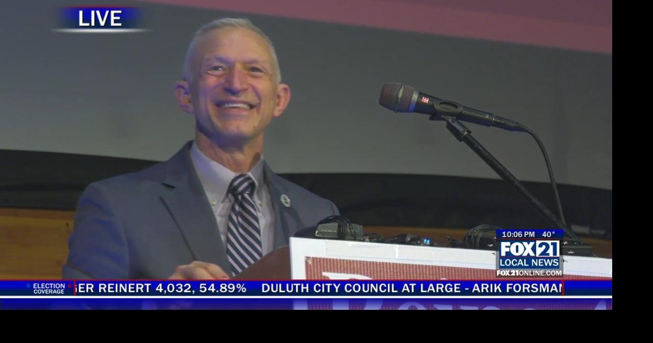 Video: Roger Reinert Wins Duluth Mayoral Race, Delivers Acceptance ...