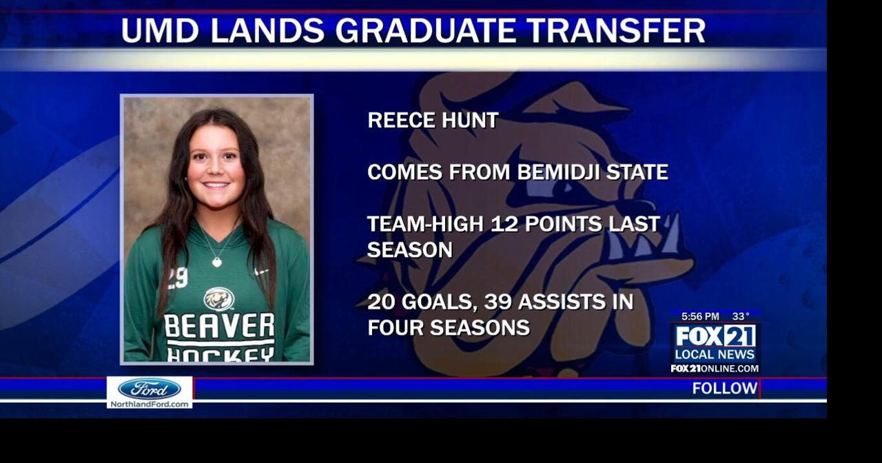 Former Bemidji State Forward Reece Hunt Joins UMD as Graduate Transfer ...