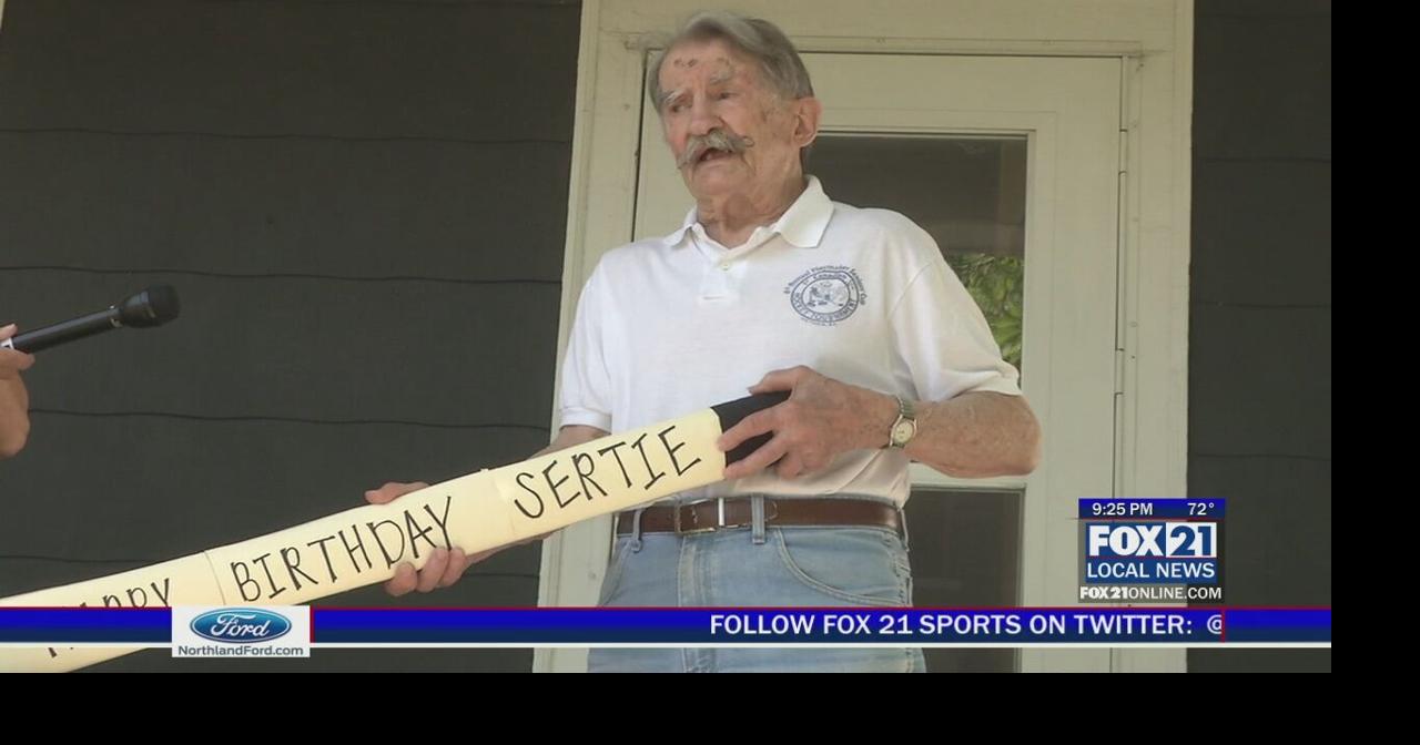 Mark Sertich Gets Surprise Parade to Celebrate 99th Birthday | Sports ...
