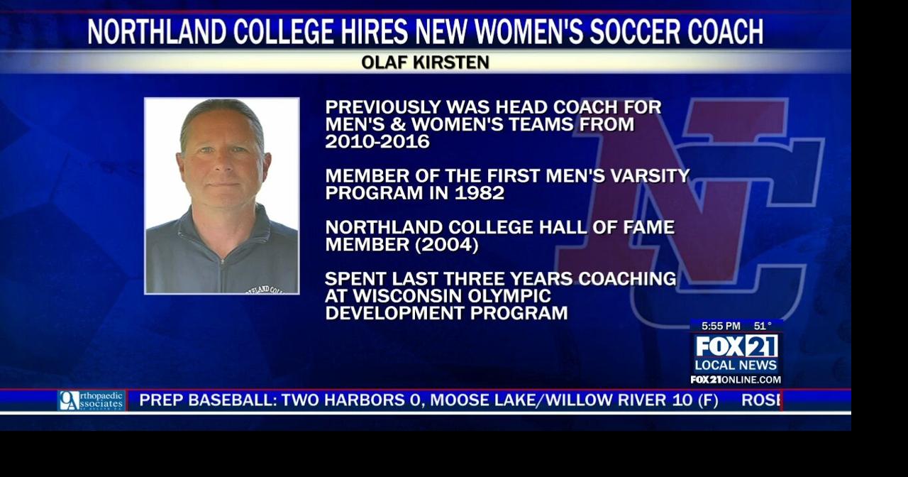 Northland College Names Olaf Kirsten New Women’s Soccer Head Coach ...