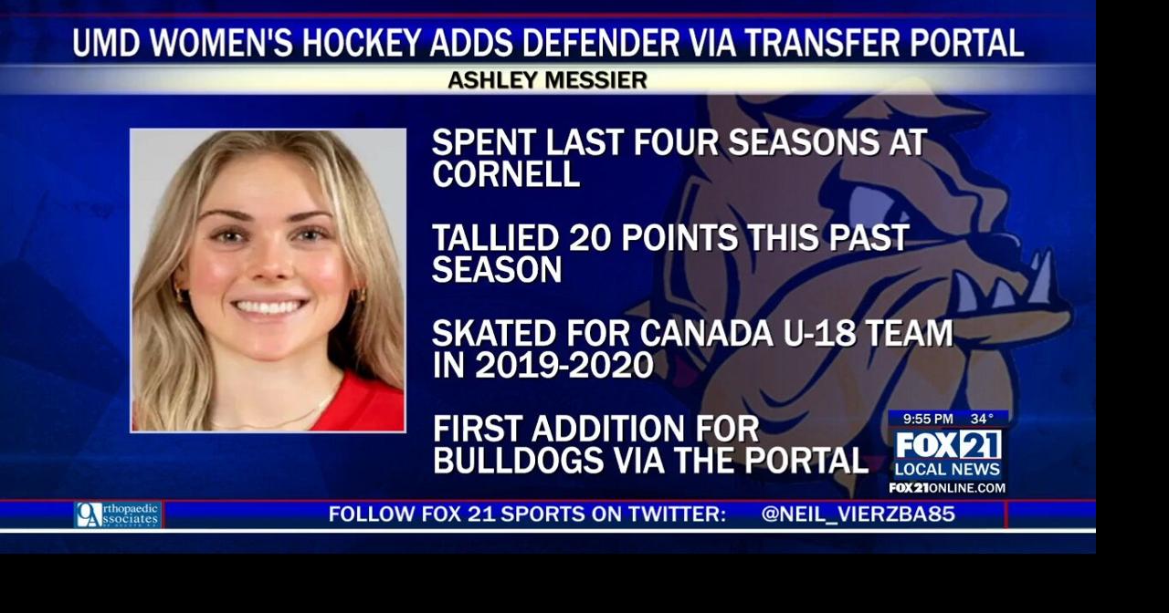 UMD Women’s Hockey Adds Cornell Defender Ashley Messier Via Transfer ...