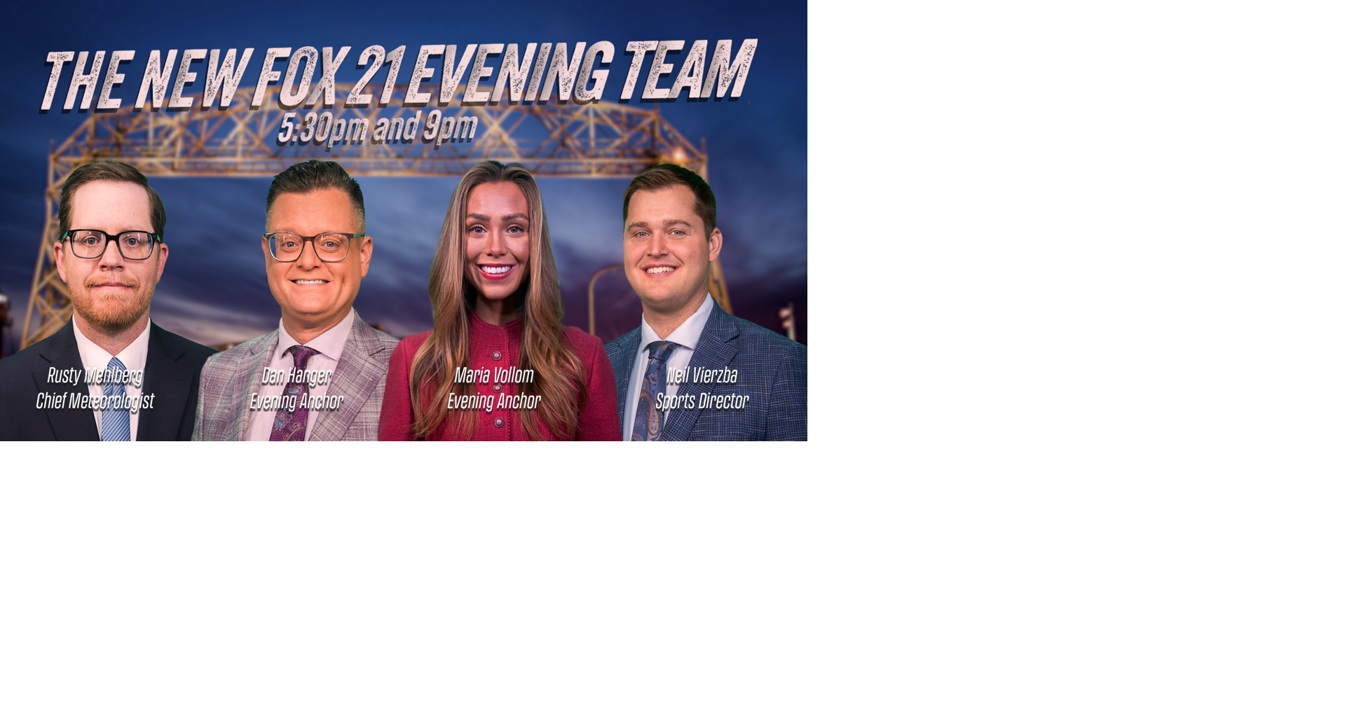 Maria Vollom joining FOX 21 evening team | News | fox21online.com